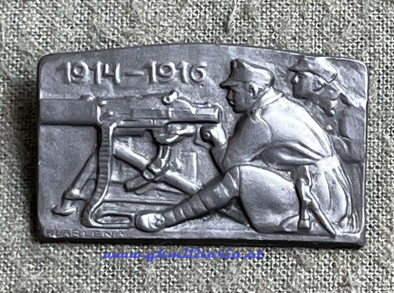 G.K Militaria | k.u.k. Kappenabzeichen - Maschinengewehrabteilung 1914-1916!